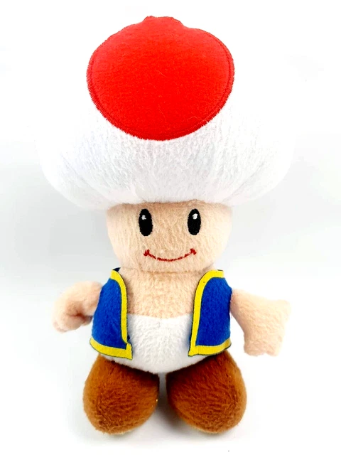 NINTENDO SUPER MARIO Toad Character Plush Stuffed Soft Toy 20cm 2010 ...