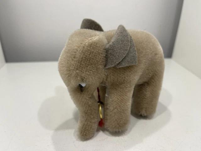 PELUCHE HERMANN ÉLÉPHANT de collection 11 cm état voir photos EUR 13,08 ...