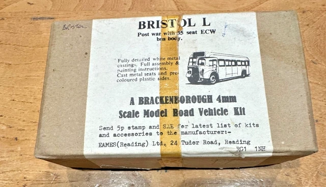 1/76 BUS KIT BRISTOL L post war ECW BODY EAMES MODELS BY bracken ...