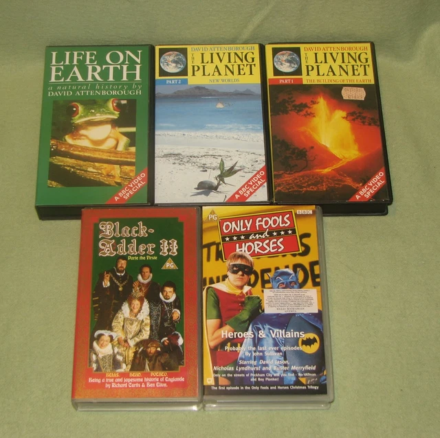 PRE-RECORDED BBC VHS TAPES X 5 (Lot #5) £0.99 - PicClick UK