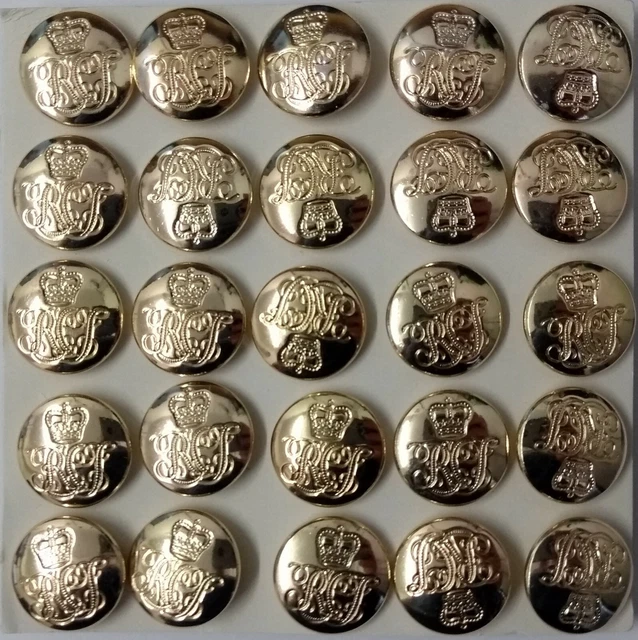 GENUINE BRITISH ARMY Issue The Royal Hospital Chelsea Dress Buttons 30L ...