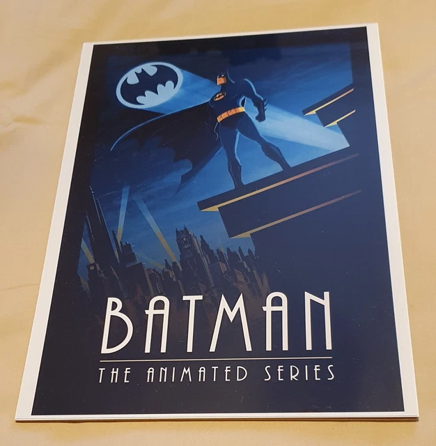 BATMAN THE ANIMATED Series 80's Cartoon on A4 Frame GIFT £12.95 ...
