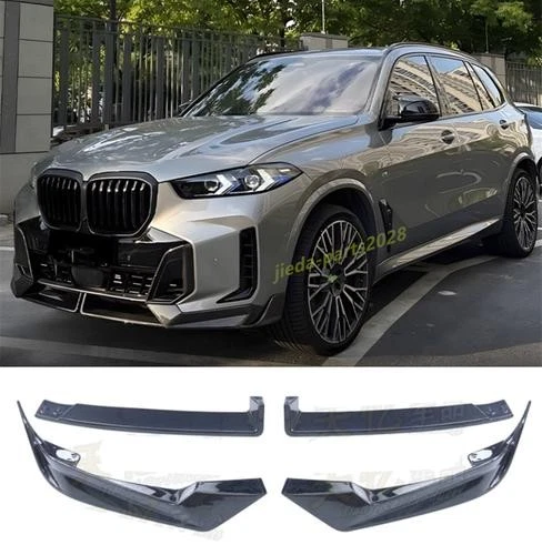2024-2026 FOR BMW X5 G05 M60I LCI Real Carbon Front Bumper Lip Body Kit ...