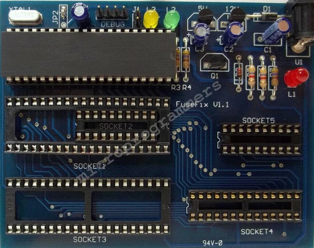 AVR Microcontroller Board ATMEL ATMega128 AVR Minimum Core Development ...
