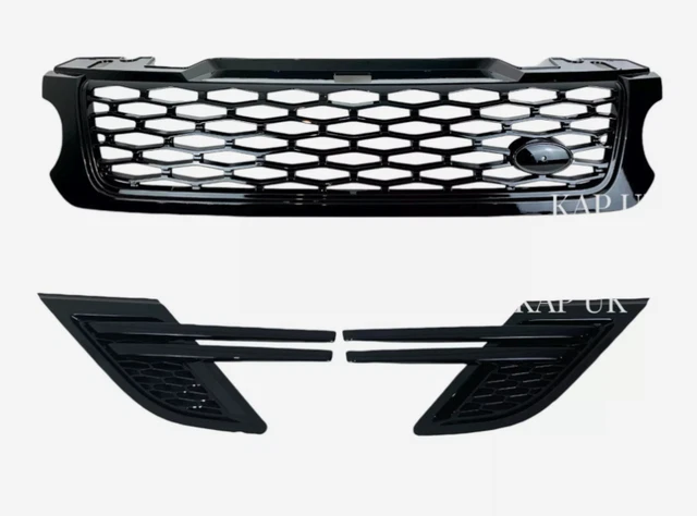 RANGE ROVER SPORT Front Grille Side Vents L494 For 2013-2017 Gloss ...