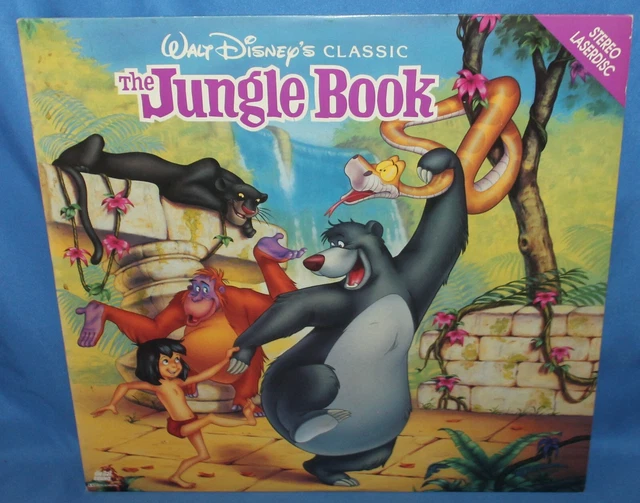 DISNEY'S CLASSIC THE Jungle Book Laserdisc Walt Disney Home Video Laser ...