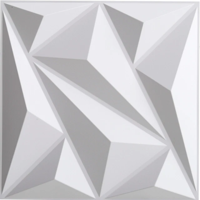 3D CONCAVE-CCONVEX WALL Panels Covering Fibre Cladding Wallpaper ...