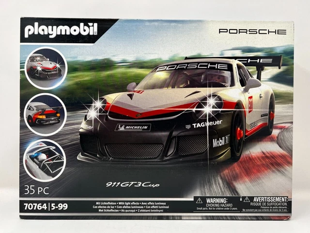 PLAYMOBIL PORSCHE 911 GT3 Cup Playset #70764 - BRAND NEW FACTORY SEALED ...