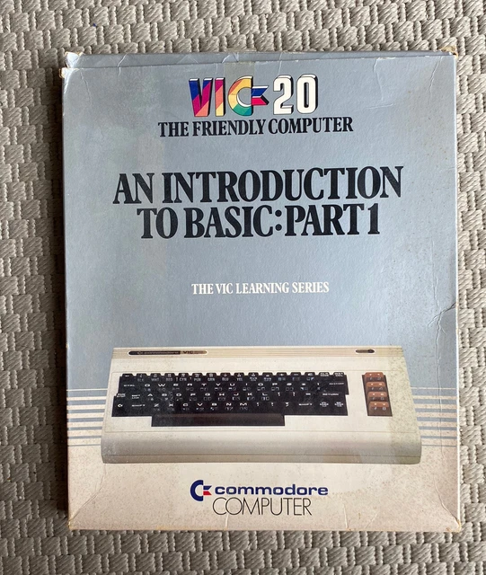 COMMODORE VIC-20 INTRODUCTION to Basic: Part 1, Manual, 2 Cassette ...
