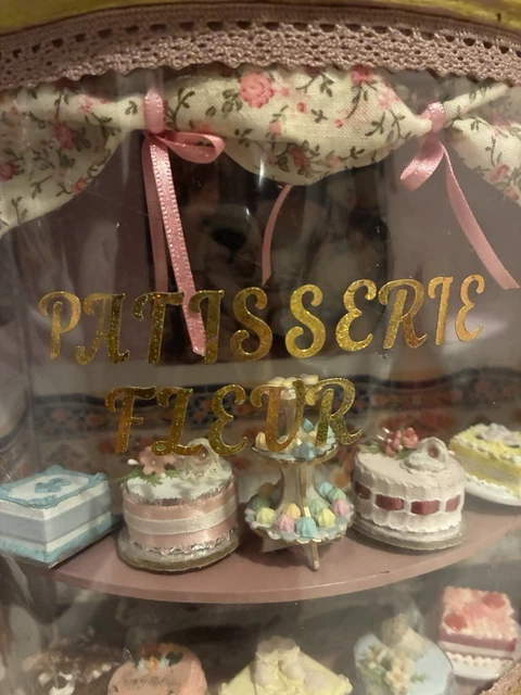 DOLLS HOUSE 1/12 Scale Miniature Shop Room Box Patisserie Fleur ...