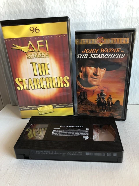 THE SEARCHERS, VHS, AFI Century Collection, Special Edition, Two Clam ...