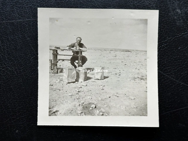 FOTO PANZER GR. Afrika, (DAK), Ausharren in Wüste von Libyen 1942 (MJ ...