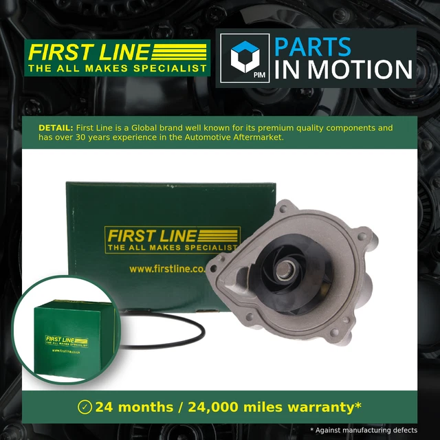WATER PUMP FITS MINI COOPER R56 1.6 06 to 13 Coolant Firstline ...