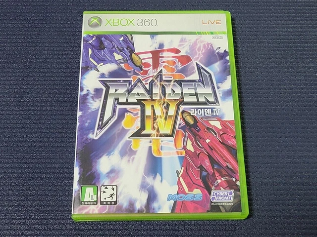 MICROSOFT XBOX360 RAIDEN 4 IV Retro Shooting Game Korean Version for MS ...
