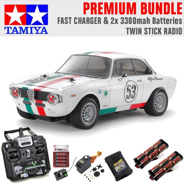 TAMIYA 58732 GIULIA Sprint GTA Clib (MB-01) 1:10 Premium Stick Radio ...