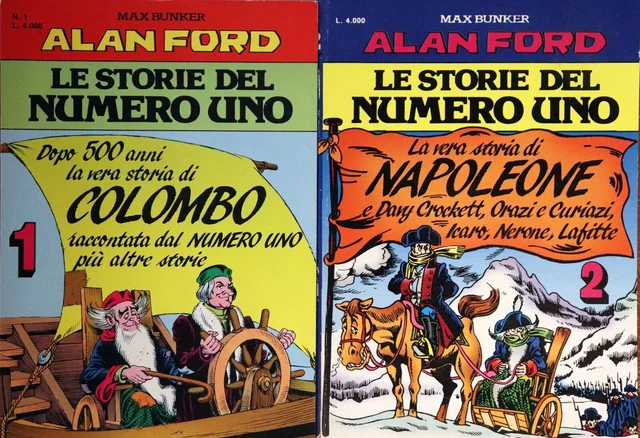LE STORIE DEL numero 1 da Alan Ford Numeri 1 e 2 in condizioni ottime ...