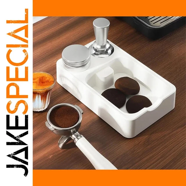 JAKESPECIAL – WHITE Coffee Tamper Station Stand with Knob Box EUR 55,19 ...