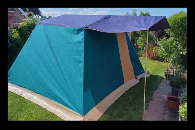 VINTAGE 6 PERSON Canvas Tent excellent condition £156.68 - PicClick UK
