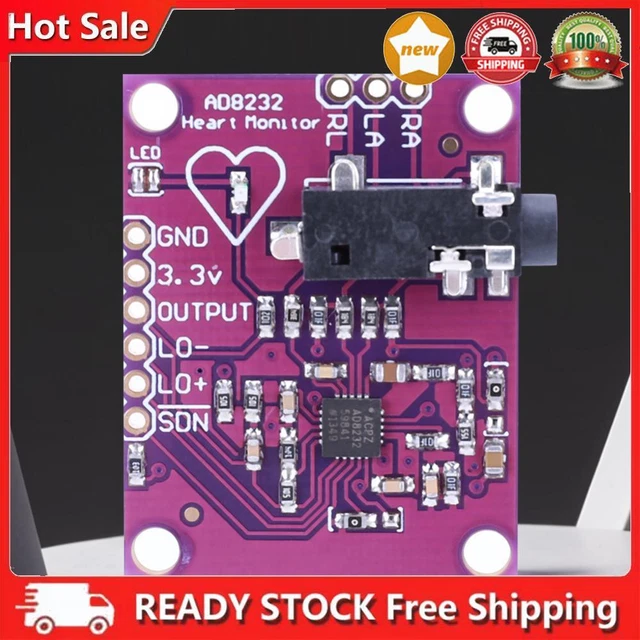 Ecg Module Ecg Monitor Sensor Module Electric Unit Modules For Arduino