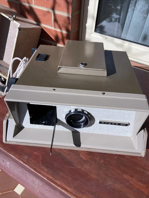 VINTAGE HANIMEX ARGUS 500 35mm Slide Projector Model 0 Series 1 in Case ...