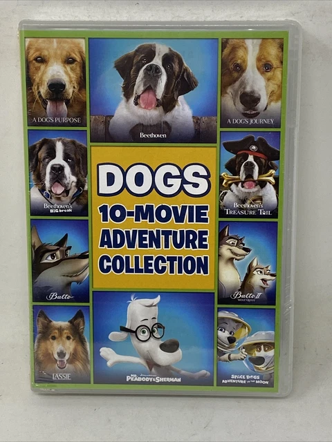 DOGS 10-MOVIE COLLECTION DVD Beethoven Balto Lassie Dogs Purpose New £ ...