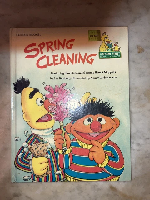 VINTAGE 1980 SESAME Street Book Club Spring Cleaning Bert and Ernie ...
