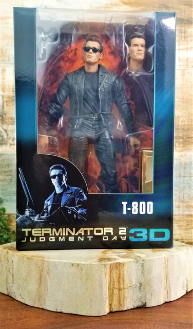 NECA TERMINATOR 2 Judgment Day 3D T-800 Action Figure Collectible MINT ...
