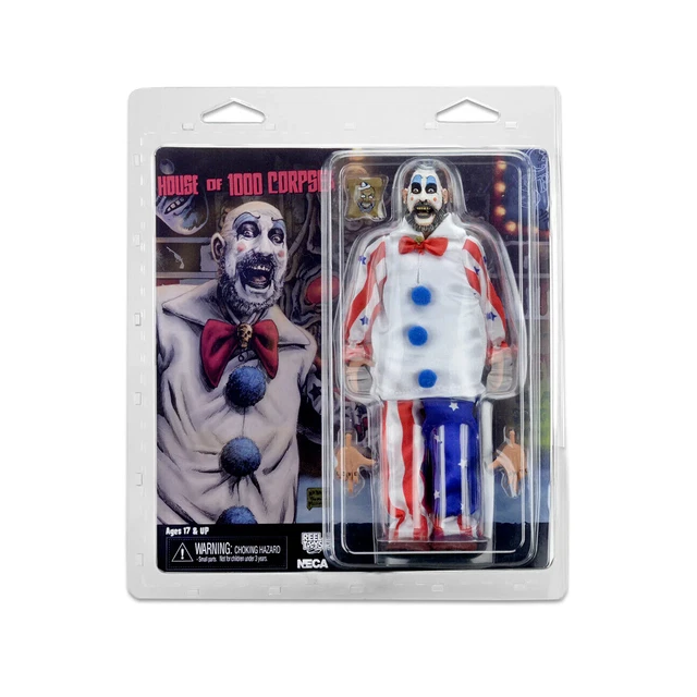 NECA HOUSE OF 1000 Corpses Captain Spaulding 8 Inch Clothed Action ...