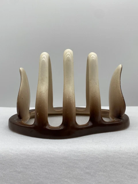 VINTAGE CARLTON WARE Hand Painted Australian Registered Design Toast ...