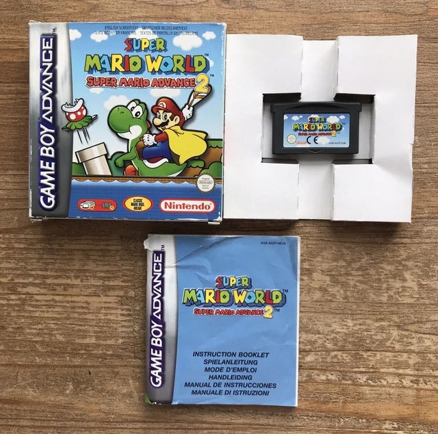 SUPER MARIO ADVANCE 2 Super Mario World Nintendo Gameboy Advance Game ...