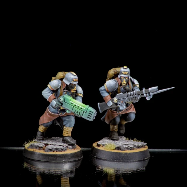 WARHAMMER 40K DEATH Korps Of Krieg Trooper e plasma dipinto ...