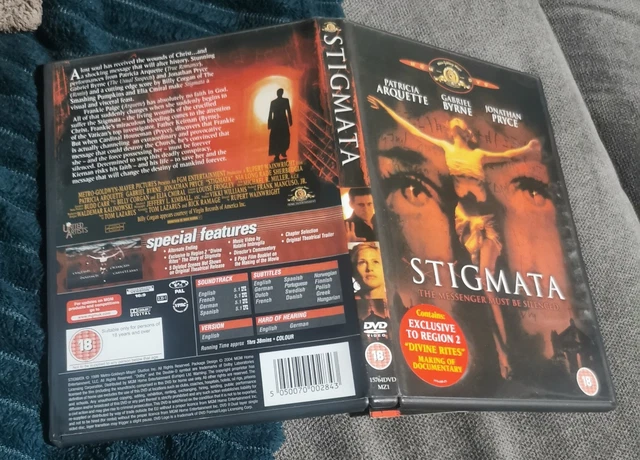 STIGMATA DVD SUPERNATURAL Horror Film Patricia Arquette, Wainwright ...