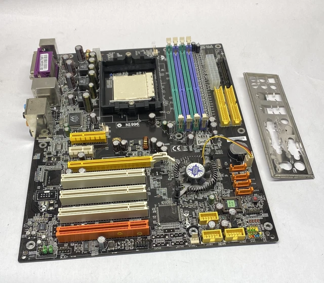 MSI K8N NEO / MS-7125 VER: 1 AMD Socket 939 Motherboard complete with ...