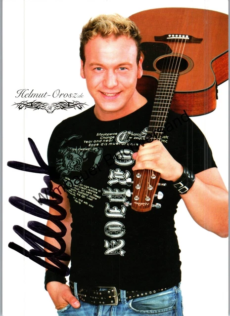ORIGINAL AUTOGRAMM HELMUT Orosz DSDS /// Autograph signiert signed ...