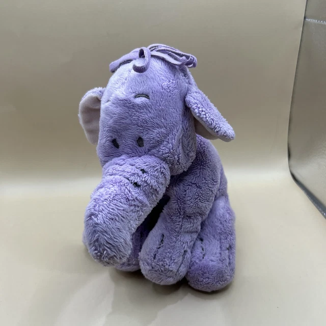 DISNEY STORE JUMBO Winnie The Pooh Lumpy Heffalump Purple Elephant ...