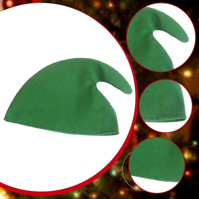 CHRISTMAS ELF HAT for Men Women Lightweight Xmas Party Decoration Gift ...