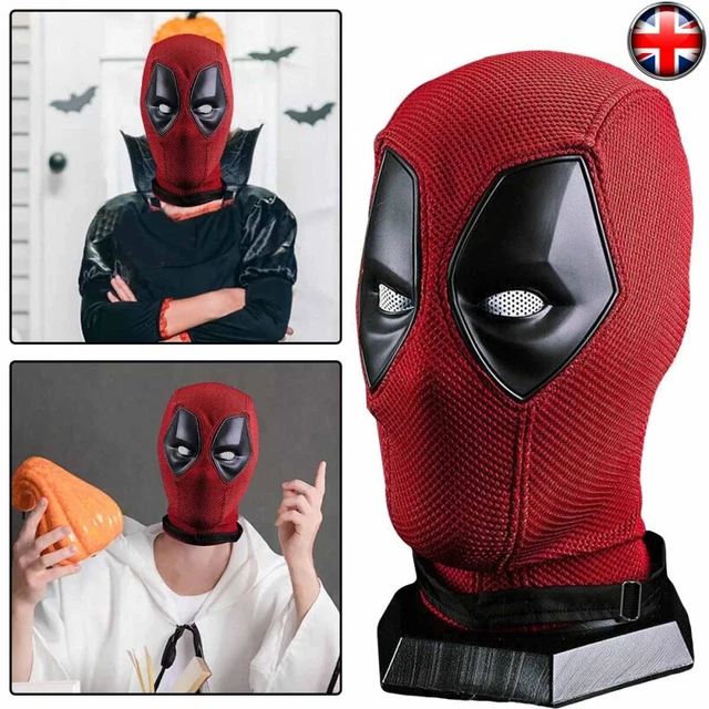 DELUXE COSPLAY DEADPOOL Full Face Mask Halloween Party Prop Costume ...