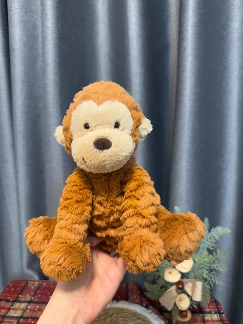 JELLYCAT FUDDLEWUDDLE MONKEY 23cm Medium Plush Toy Brand New With Tags ...