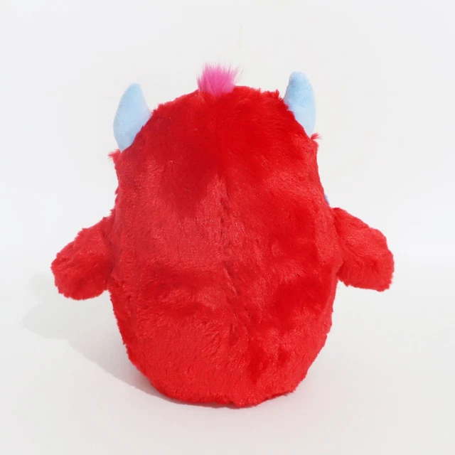 WORRY YUMMY MONSTER Cuddly Toy Super Soft Deluxe Zipper Mouth Eats ...
