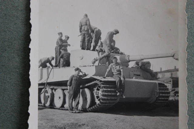 FOTO PHOTO JA WK2 WW2 Wehrmacht Panzer tank Panzerkampfwagen Tiger ...
