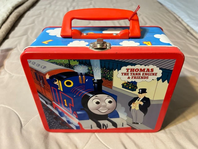 THOMAS THE TANK Engine Lunch Box & Friends Britt Allcroft Train Vintage ...