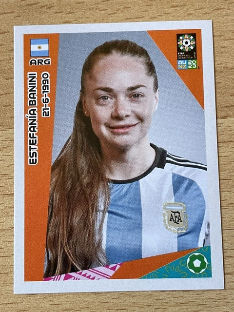 PANINI WOMEN’S WORLD Cup AU NZ 2023 Estefania Banini Argentina Sticker ...