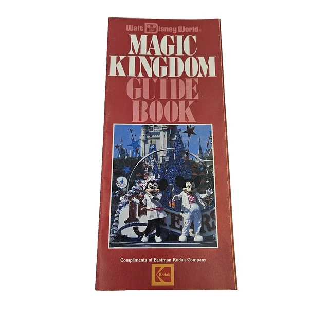 WALT DISNEY WORLD Magic Kingdom and Epcot Center Guide Books (1987) $6. ...