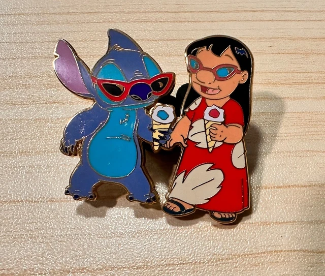 DISNEY LILO & Stitch Eating Ice-cream Pin - 2003 £8.47 - PicClick UK