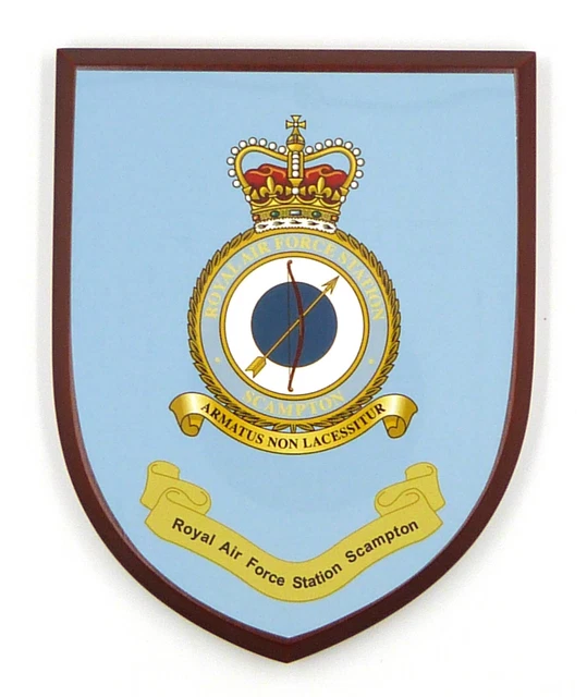 RAF ROYAL AIR Force Station Scampton Regimental Full Face Mess Plaque £ ...