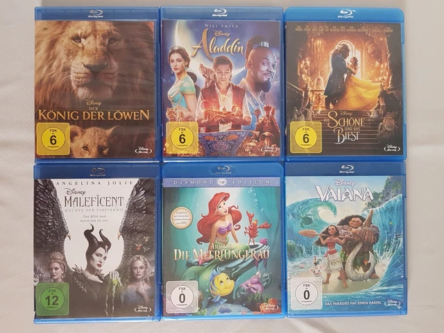 DISNEY FILME SAMMLUNG DVD Bluray (Aladdin,König der Löwen,Arielle ...