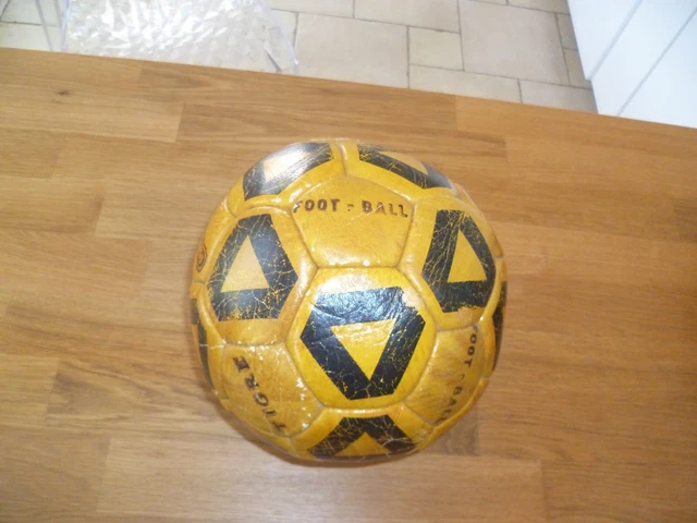 ANCIEN BALLON DE footbalL duarig tigre vintage soccer annee 80 coupe du ...