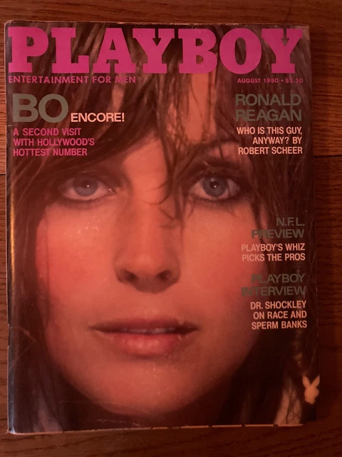 PLAYBOY US AUGUST 1980 BO DEREK William Shockley VICTORIA COOKE ...