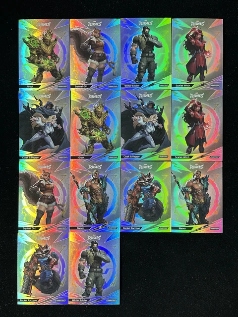 2025 KAKAWOW PHANTOM Marvel Rivals Silver Groot Scarlet Witch Namor LOT ...