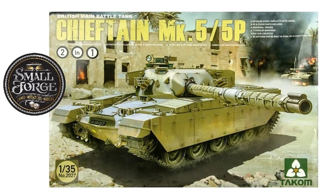 TAKOM 2027, BRITISH Main Battle Tank CHIEFTAIN Mk 5/5P. Scale 1:35. NEW $89.90 - PicClick AU